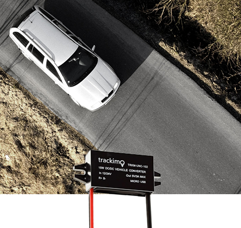 Trackimo Vehicle/Marine Kit - Power supply/Charger without Fuse - Trackimo