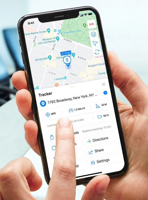 Trackimo 4G GPS Tracker + Battery + 1 Year LTE Service - Trackimo